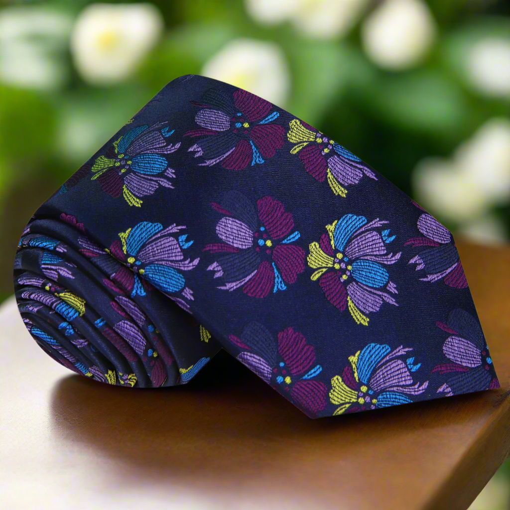 Moonlight Orchid Necktie