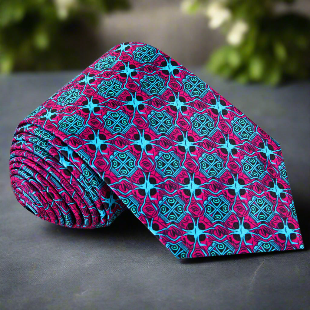 Red Synapse Necktie