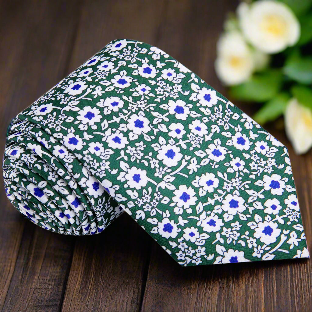 Simple Flower Necktie