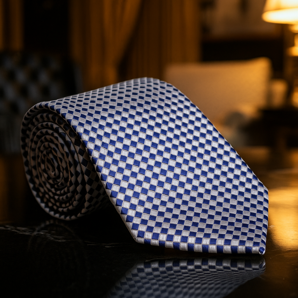 Caldermere Check Necktie