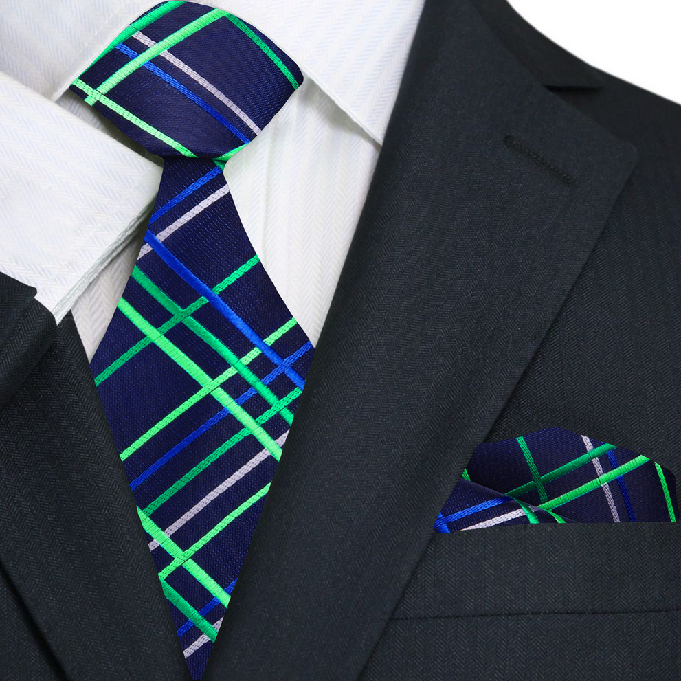 Greenvale Lines Necktie
