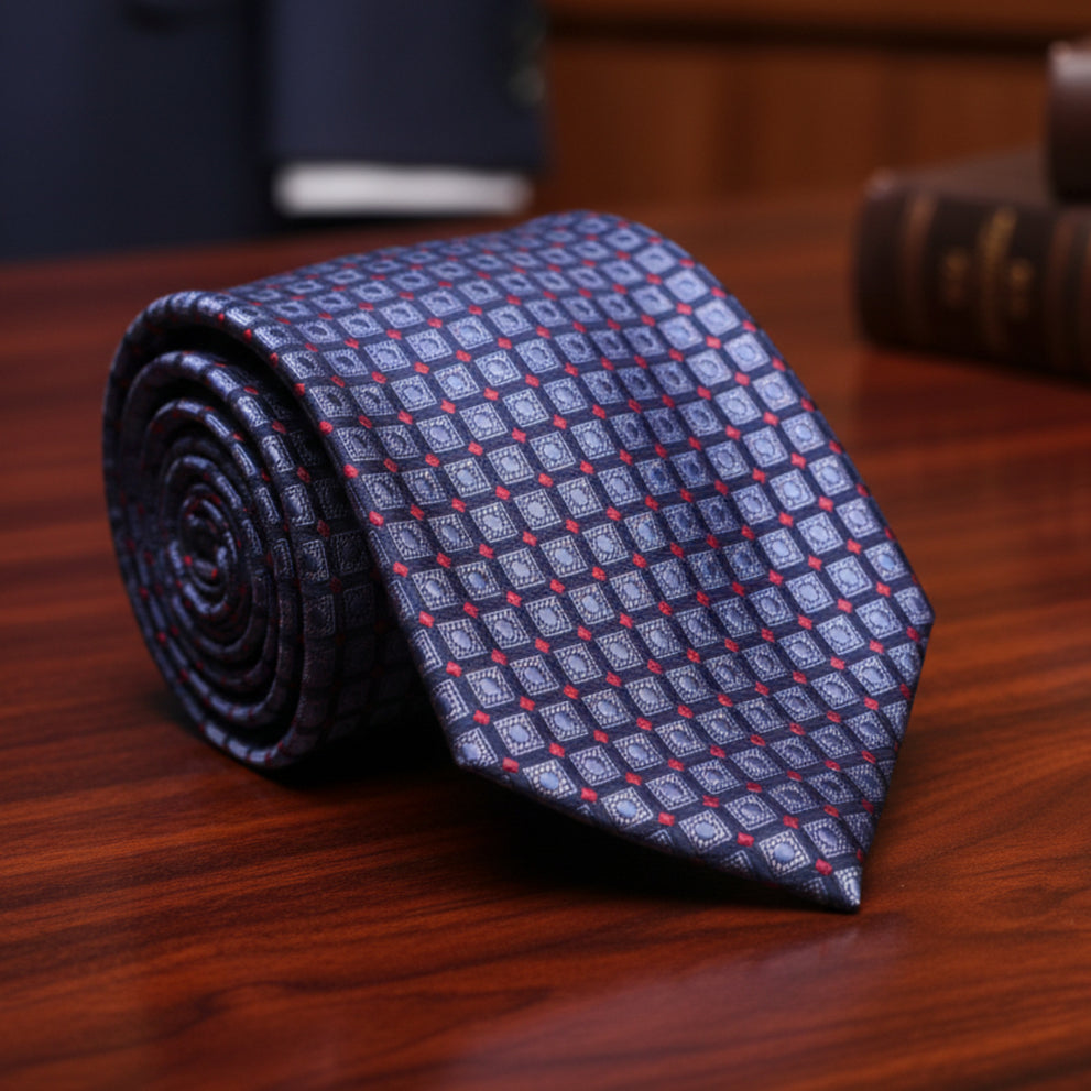 Breathtaking Check Necktie