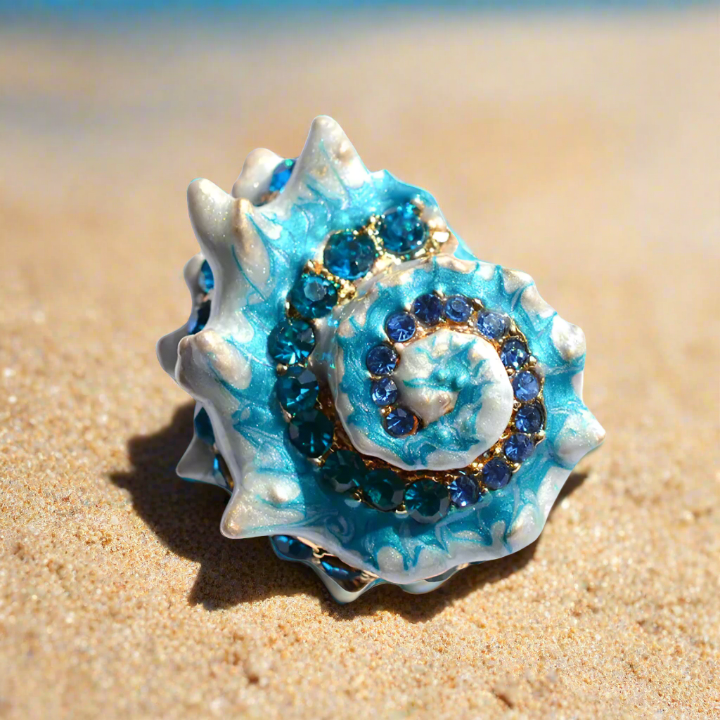 Conch Shell Lapel Pin