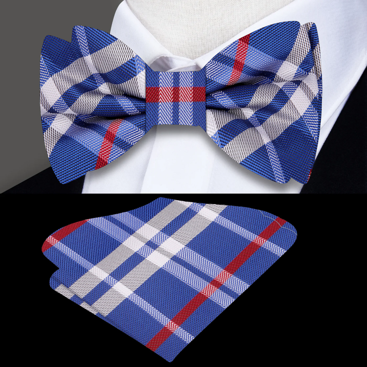 Colbridge Plaid Bow Tie