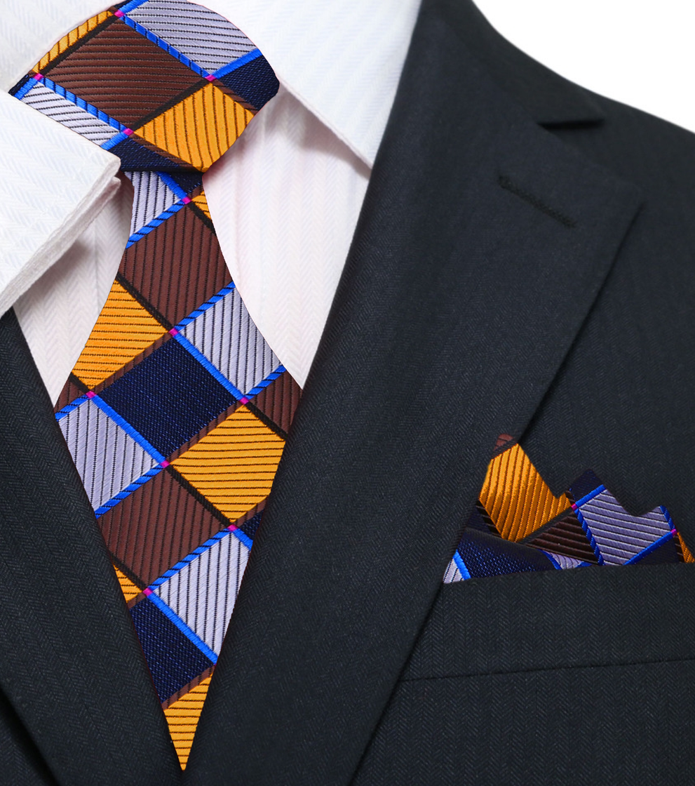 Crisp Cool Geometric Necktie