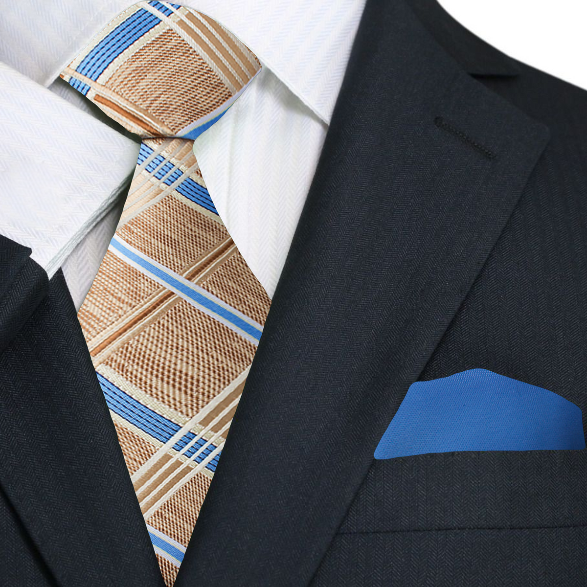 Plaid Necktie | Elegant Patterns in Grey, Lavender, Blue, Coral, and Red