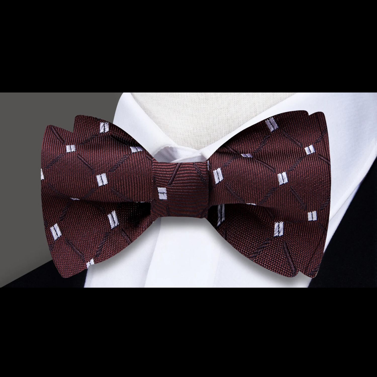 Varsity Diamonds Bow Tie