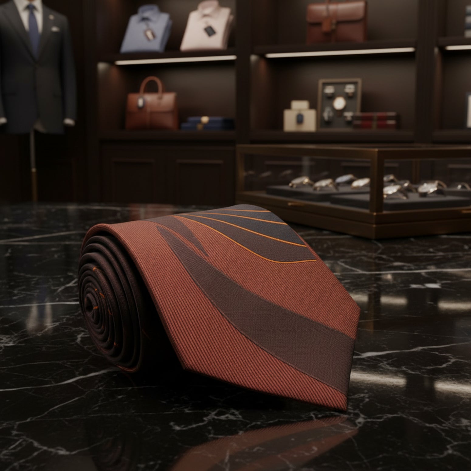 Seam Route Necktie