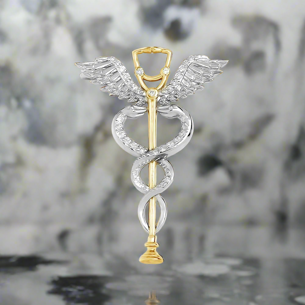 Caduceus Lapel Pin