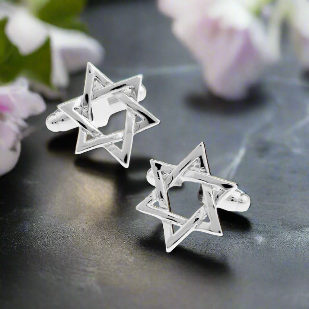 Star of David Cuff-links
