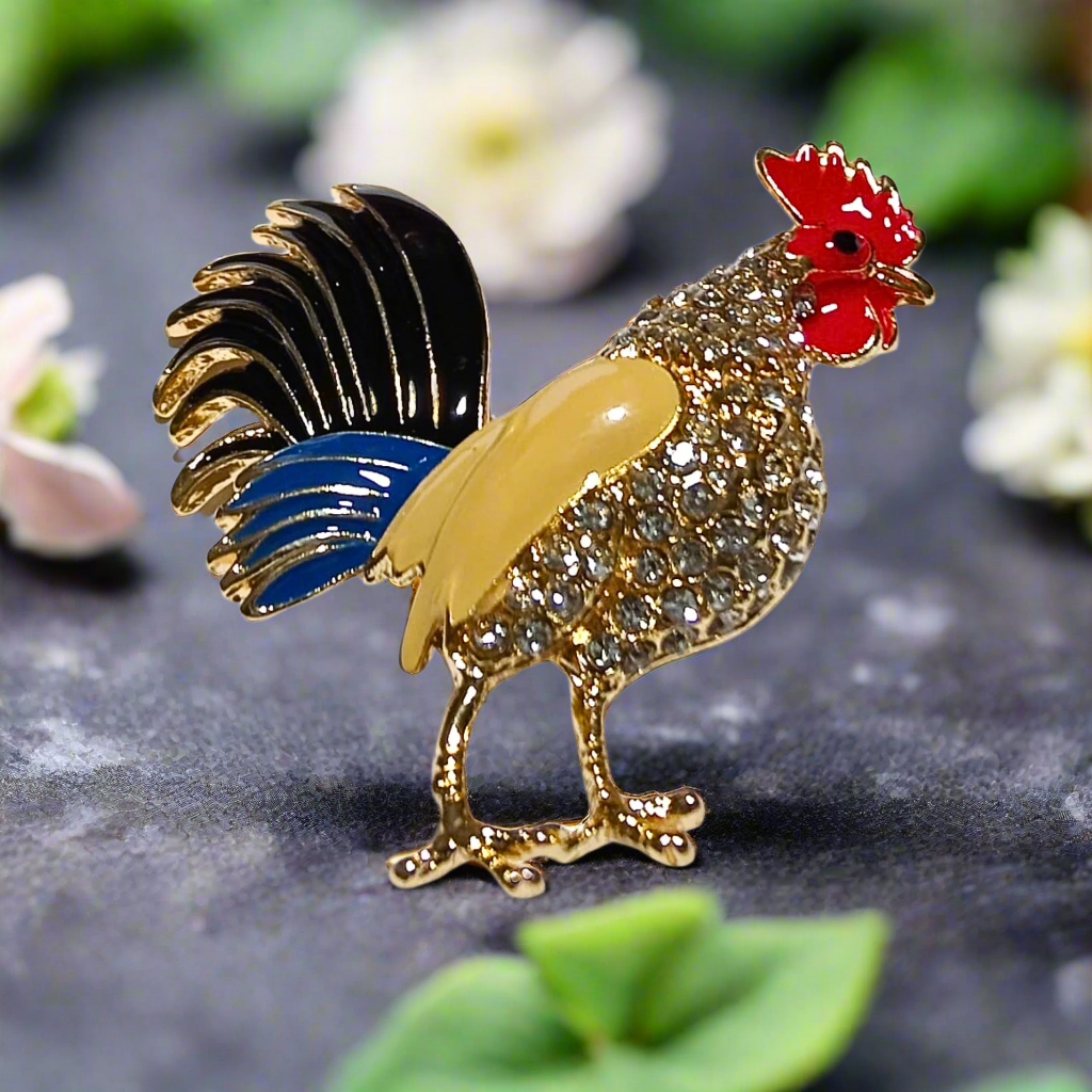 Rooster Lapel Pin