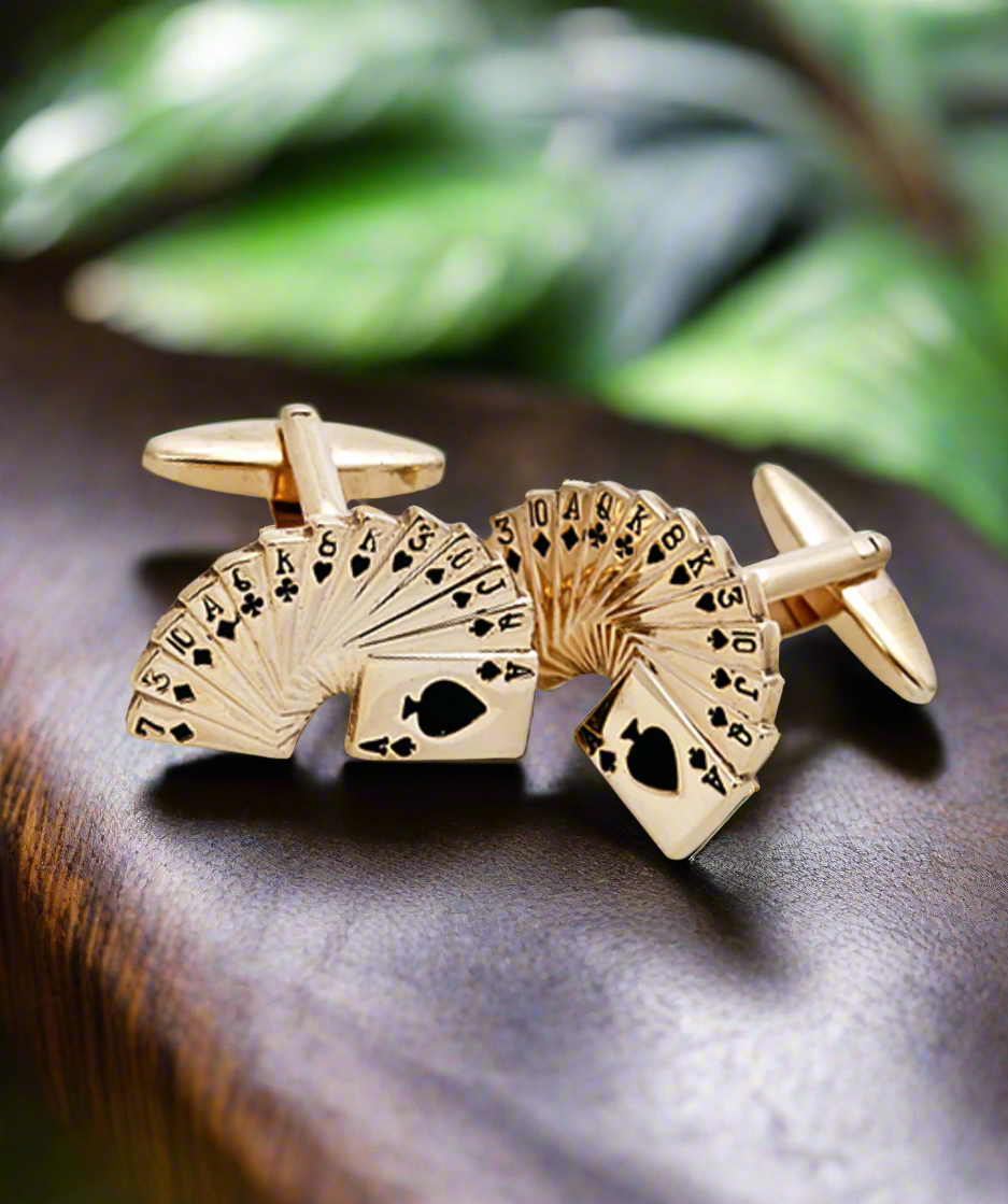 Playing Cards Cuff-links