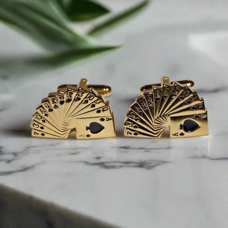 Playing Cards Cuff-links