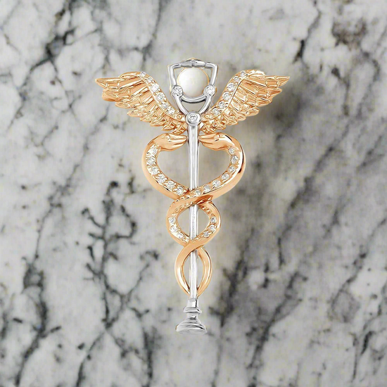 Caduceus Lapel Pin