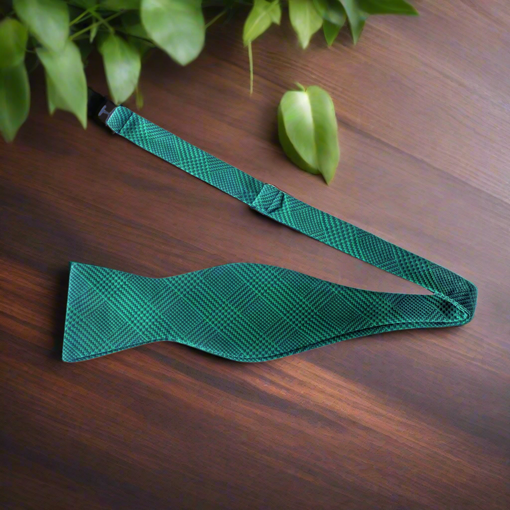 Ivy League Plaid Bow Tie