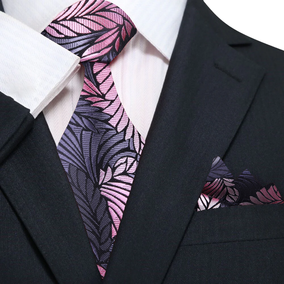 Dark Feather Necktie