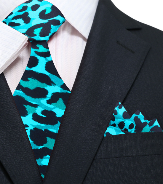 Cheetah Necktie