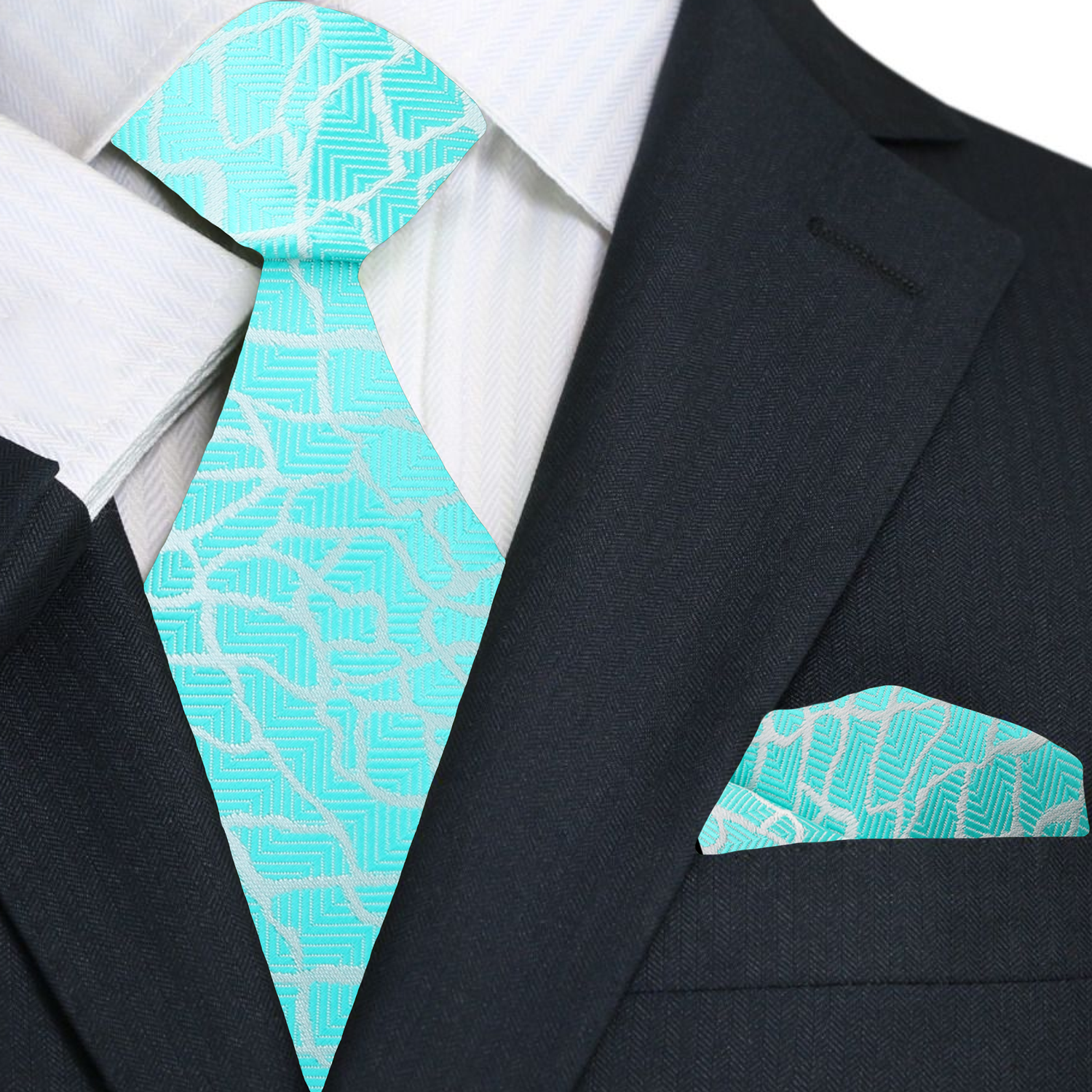 Cracked Cement Necktie | Modern Abstract Men’s Tie