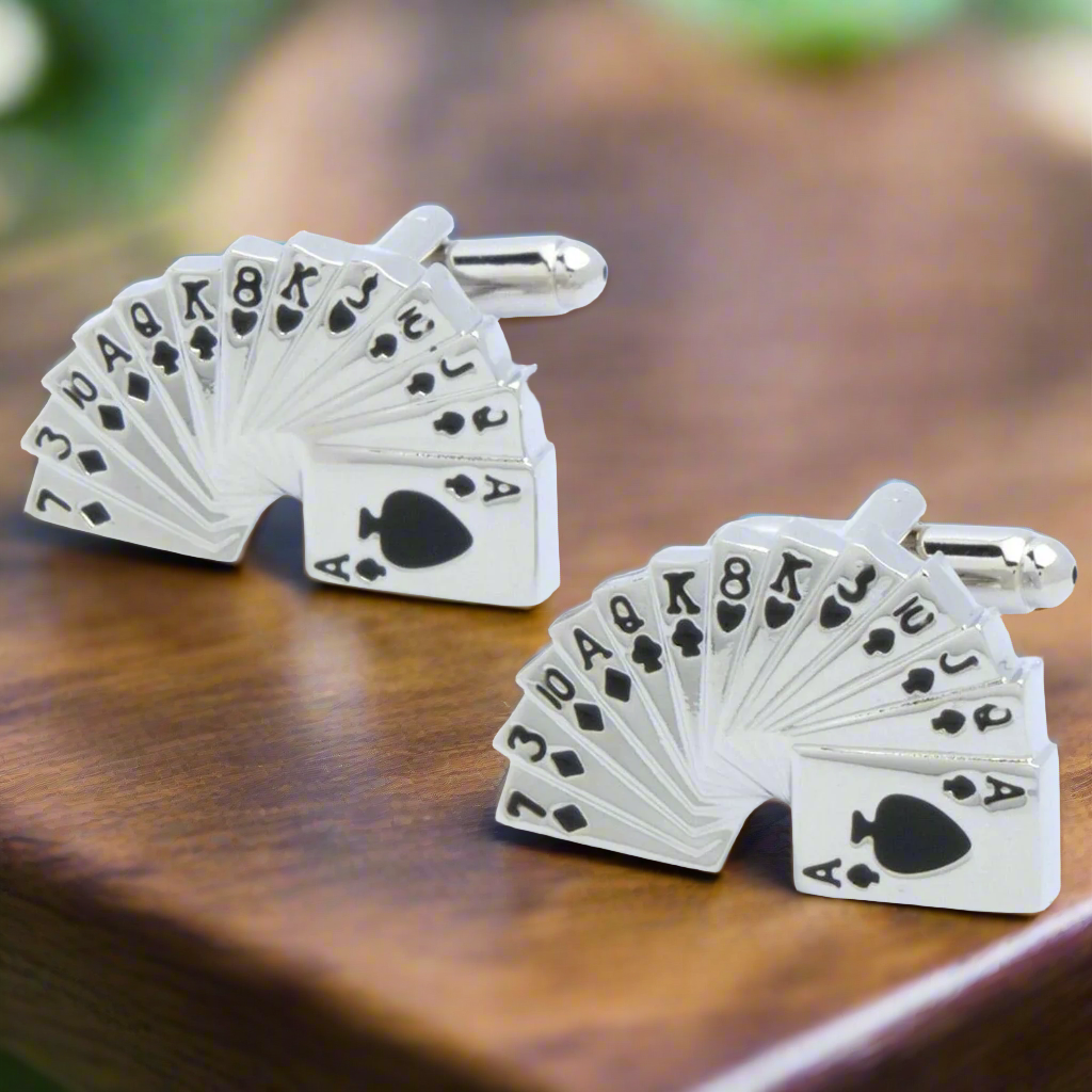 Playing Cards Cuff-links