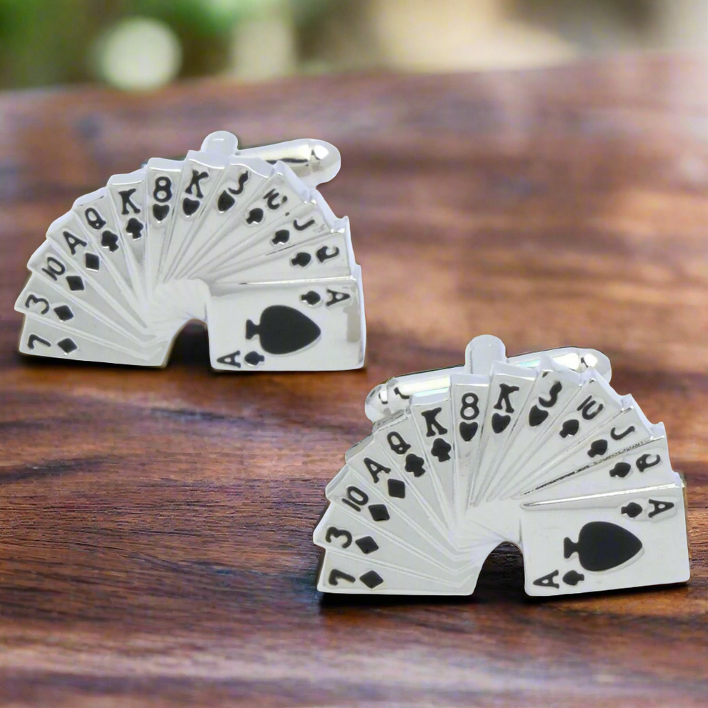 Playing Cards Cuff-links