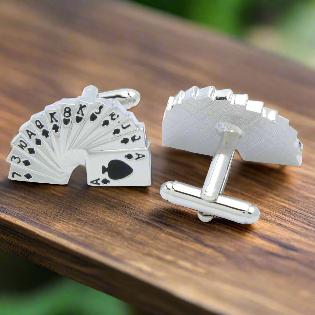 Playing Cards Cuff-links