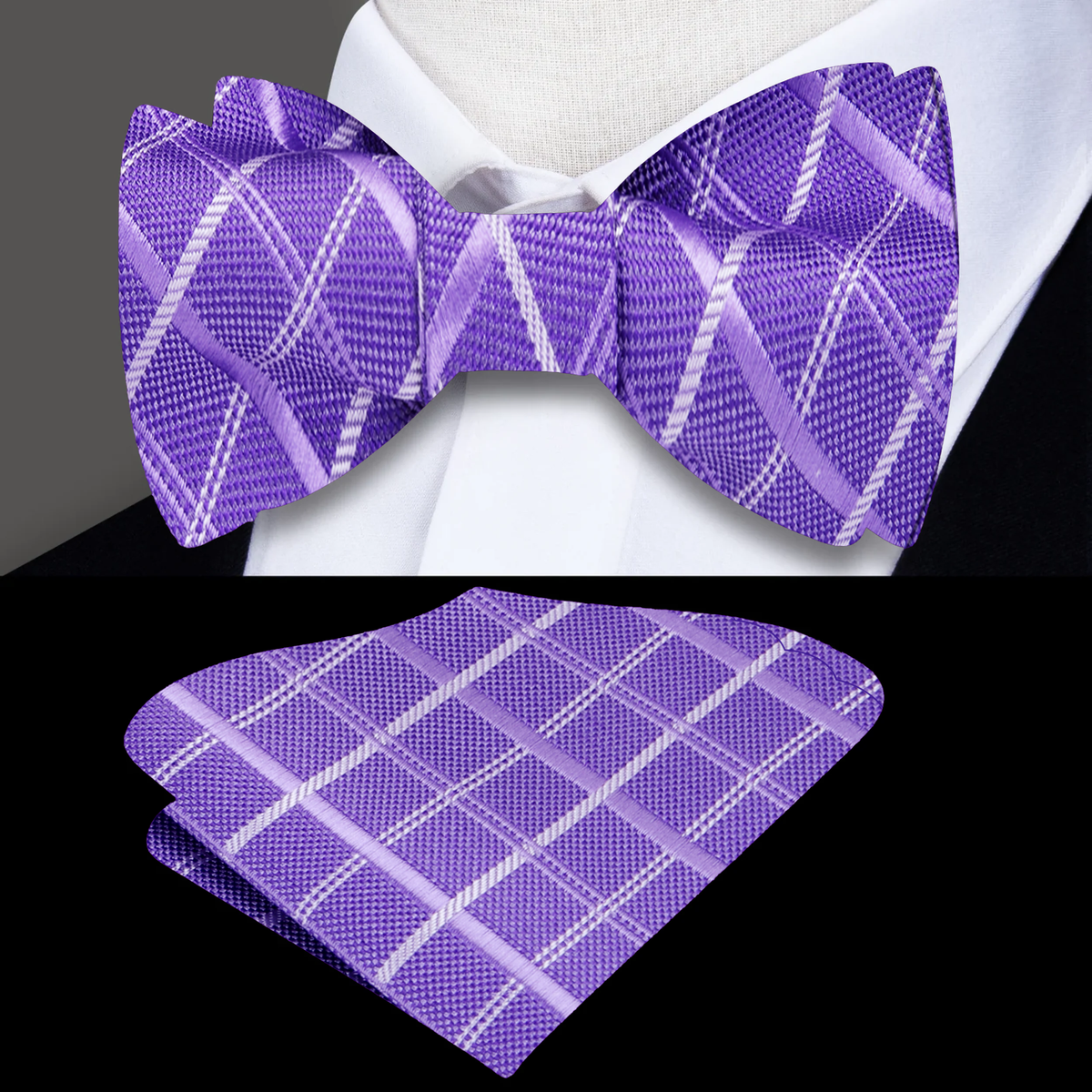 Connected Self-Tie Bow Tie