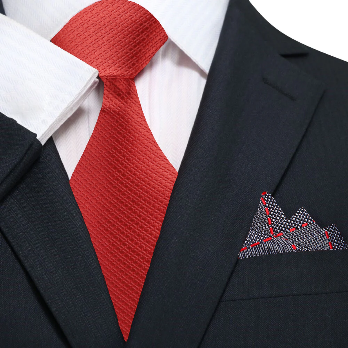 Commodore Red Necktie