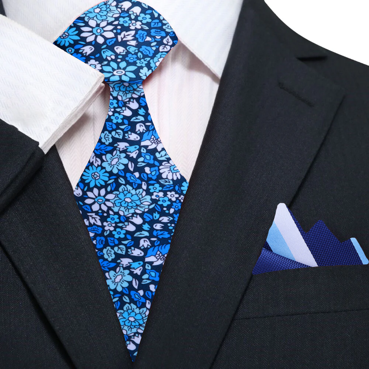 Calico Flowers Necktie