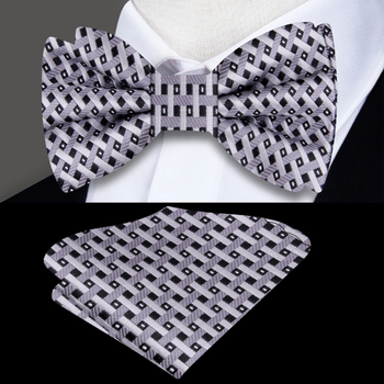 Fine Metals Geometric Bow Tie
