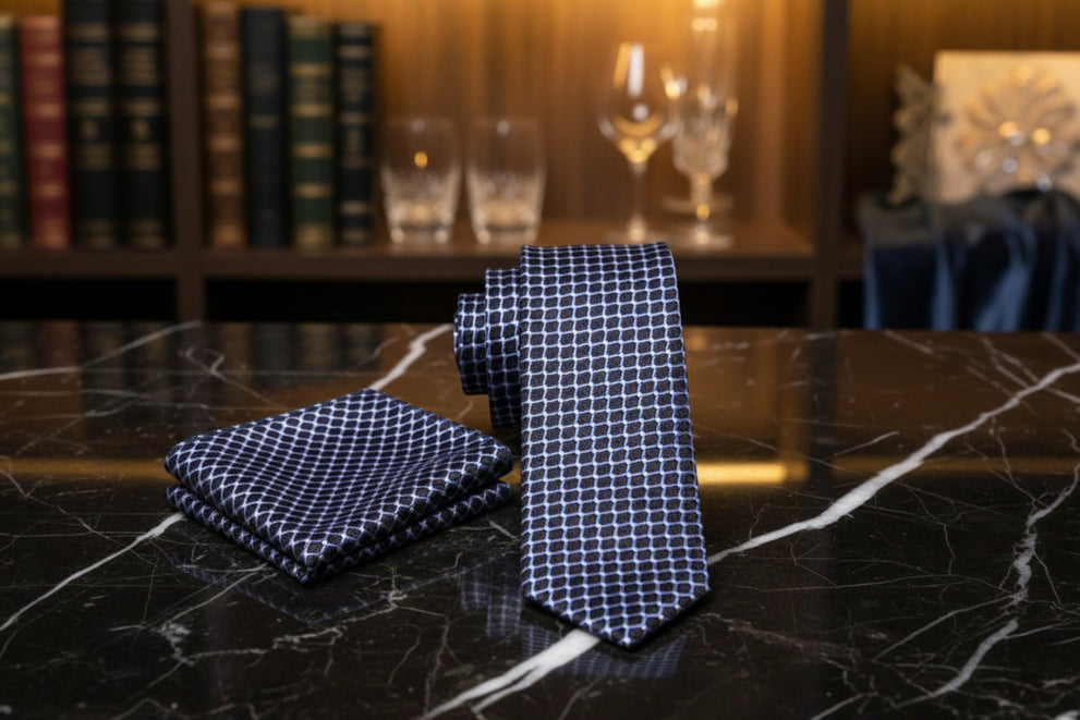 Aristotle Geometric Necktie