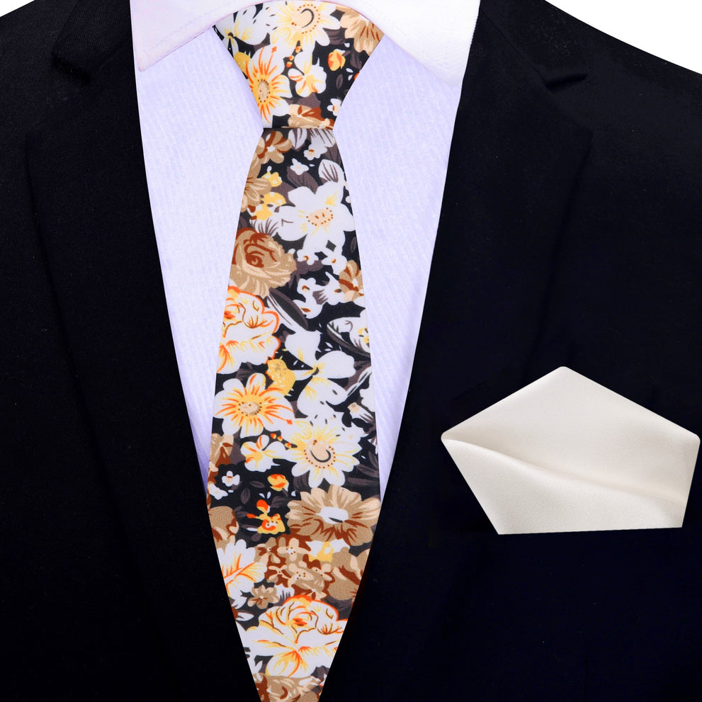 Luxury Flowers Necktie