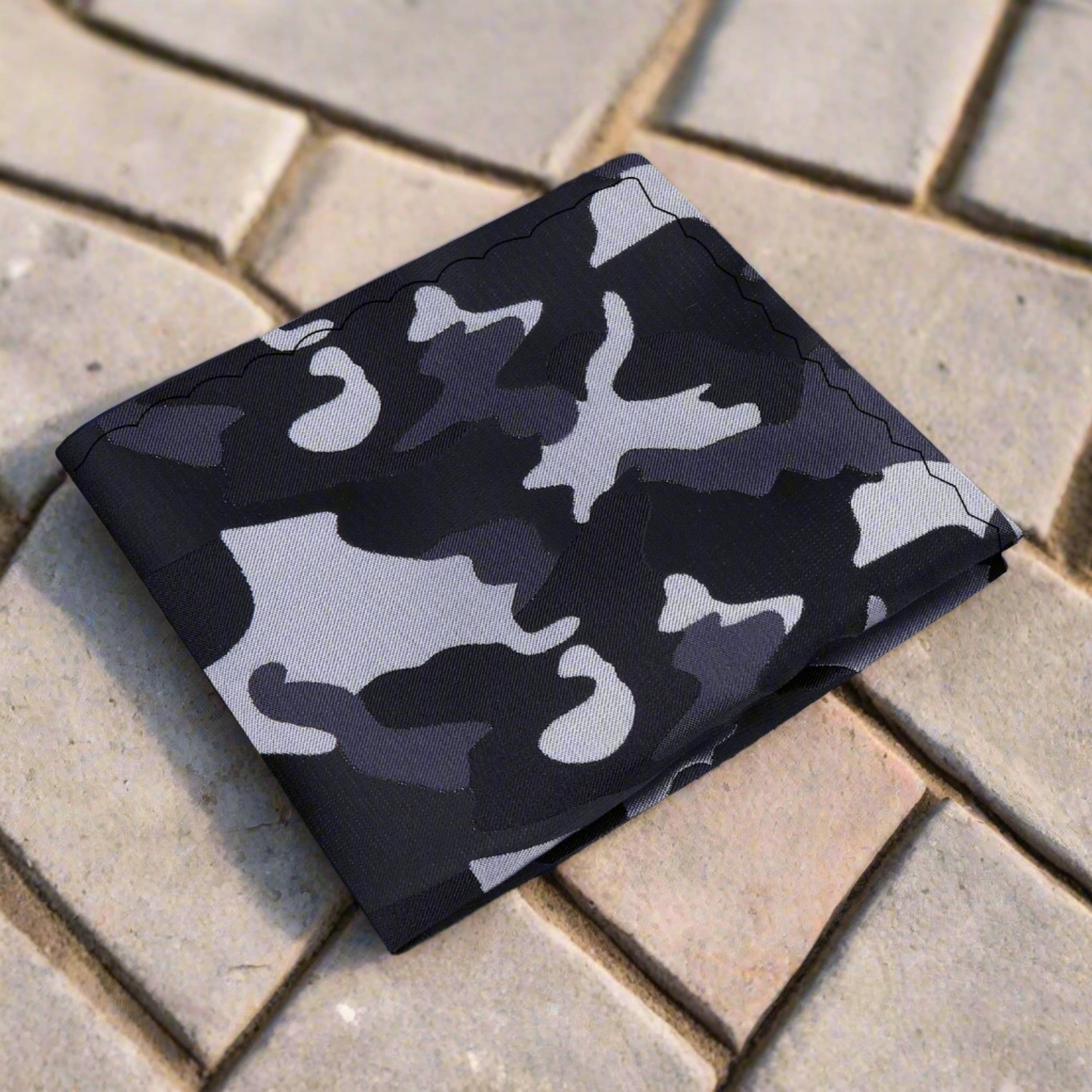 Blackout Camouflage Pocket Square