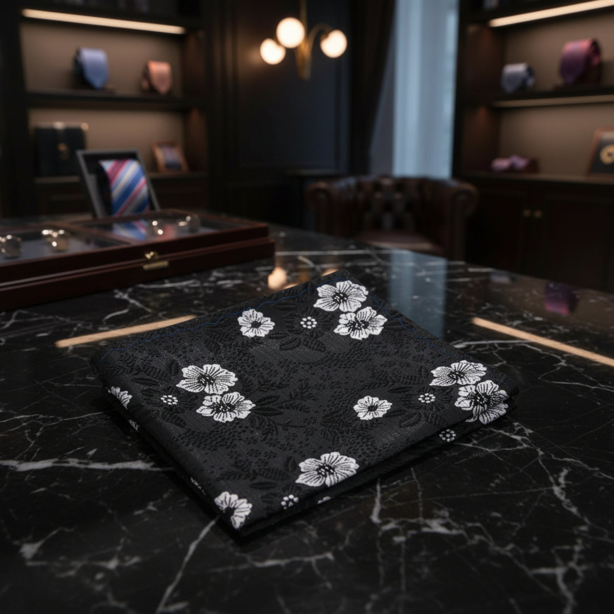 Original Floral Pocket Square