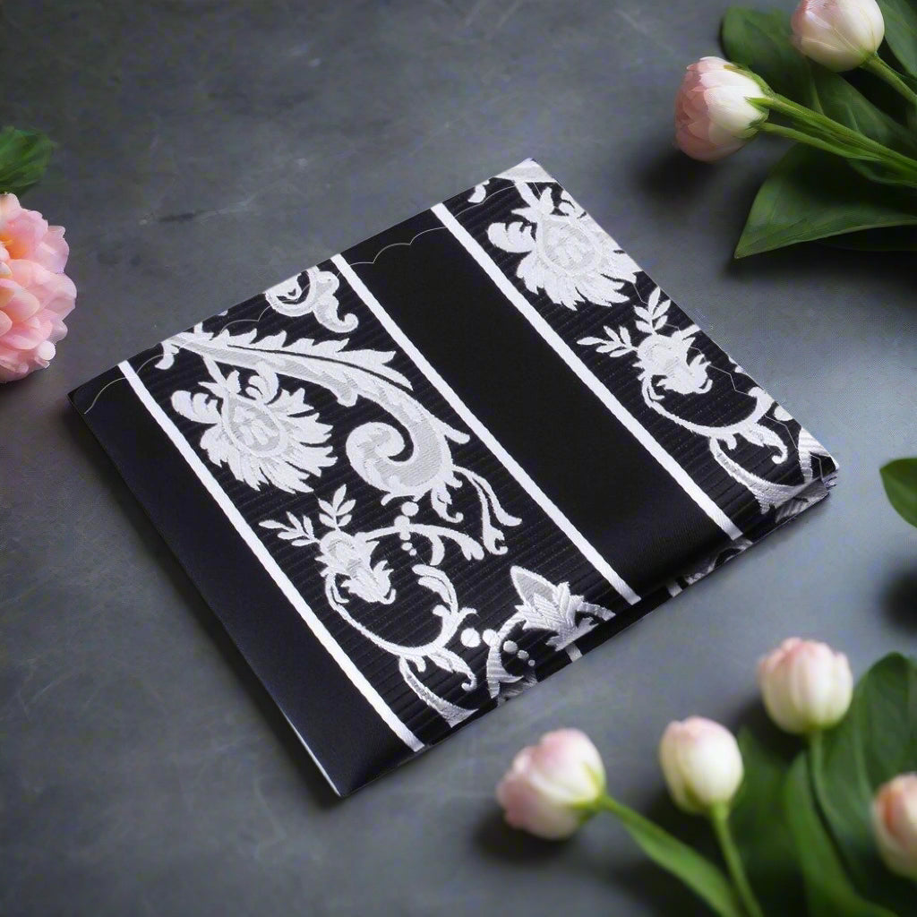 White Smoke Pocket Square