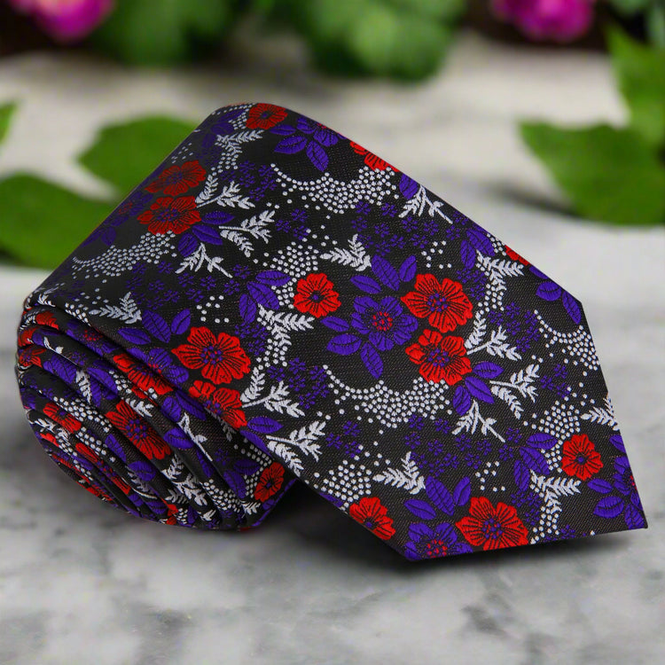 Original Floral Necktie