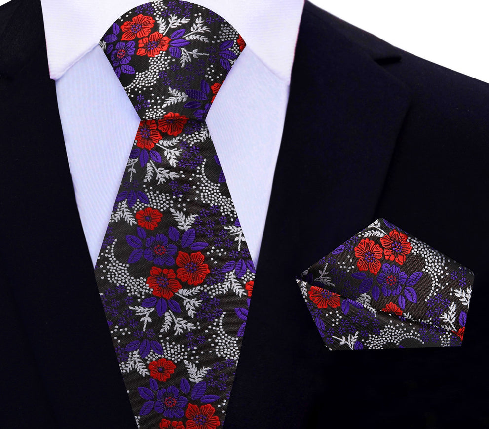 Original Floral Necktie