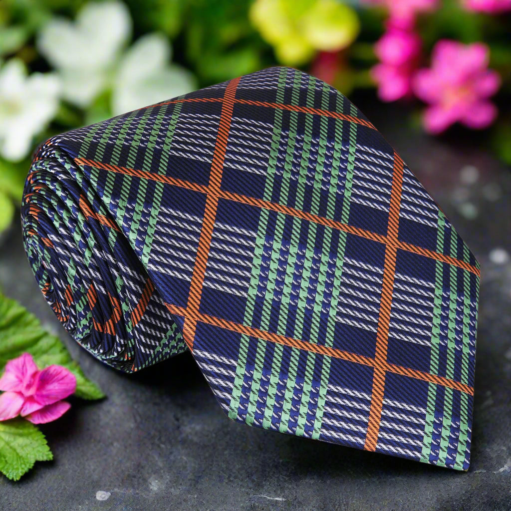 Ace Plaid Necktie