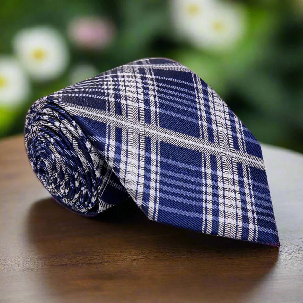 All Class Plaid Necktie