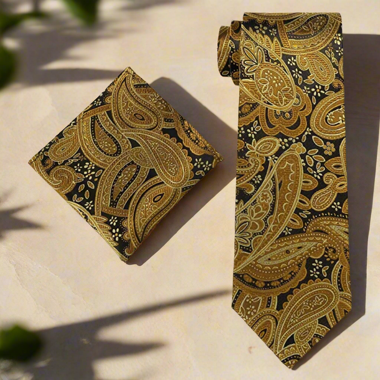 Grand Rich Paisley Necktie