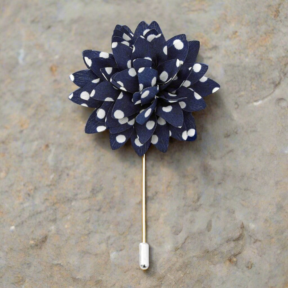 A Polka Dot Lapel Pin