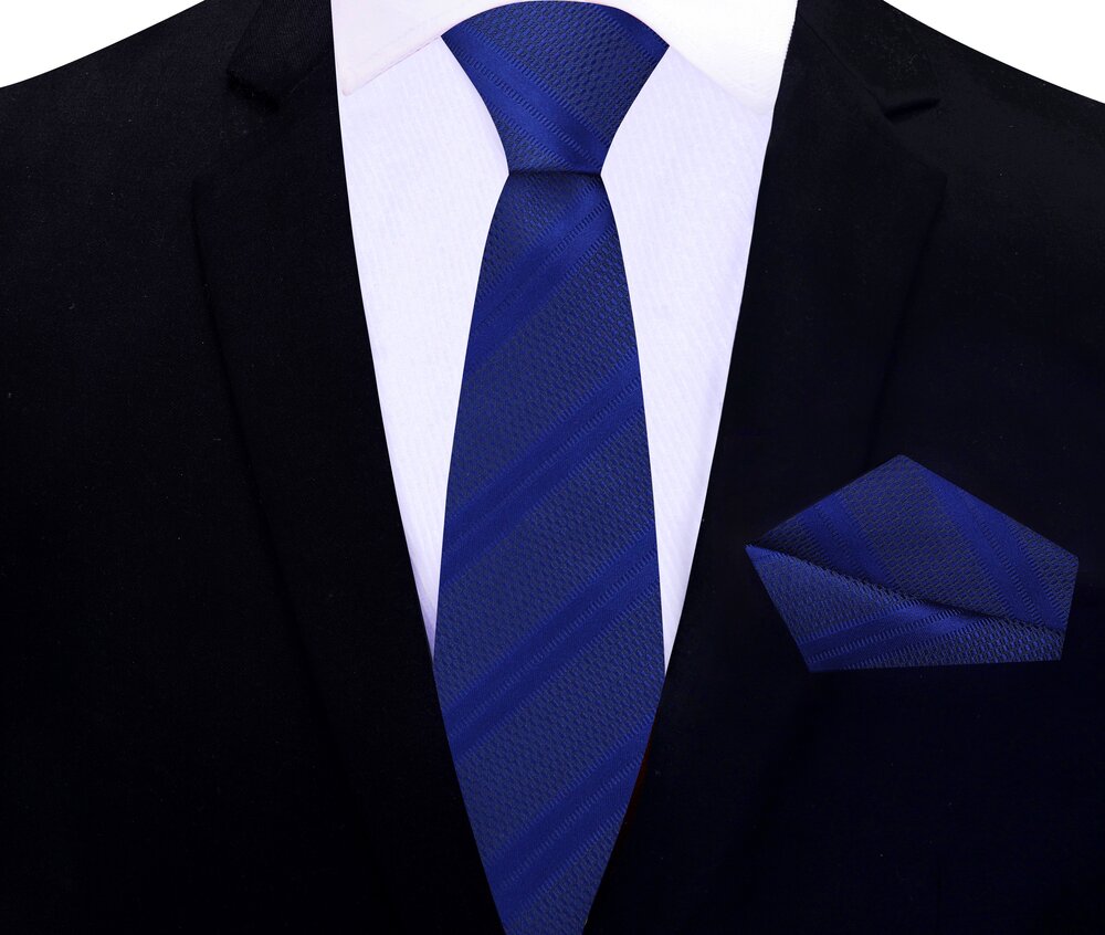 The Phoenicia Block Stripe Silk Adult Necktie