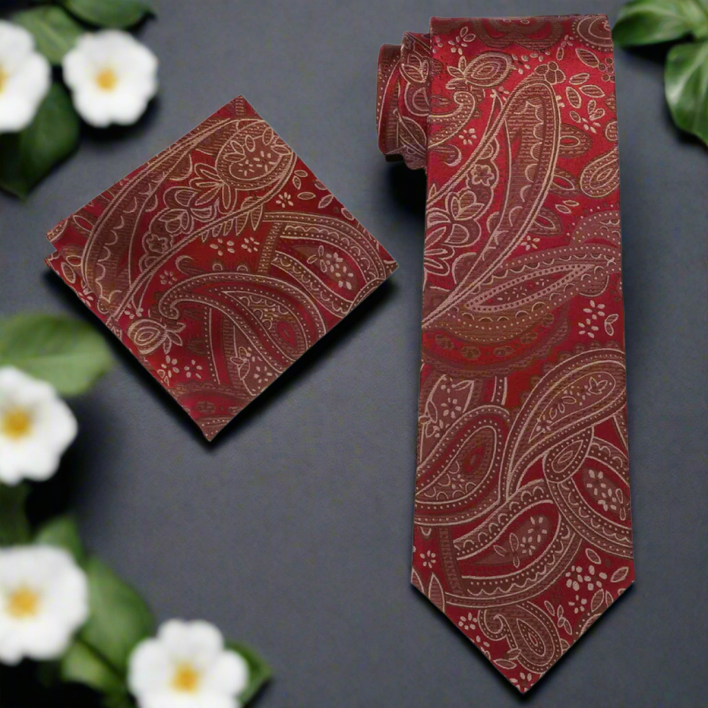 Grand Rich Paisley Necktie
