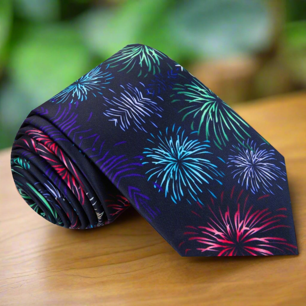 Fireworks Necktie