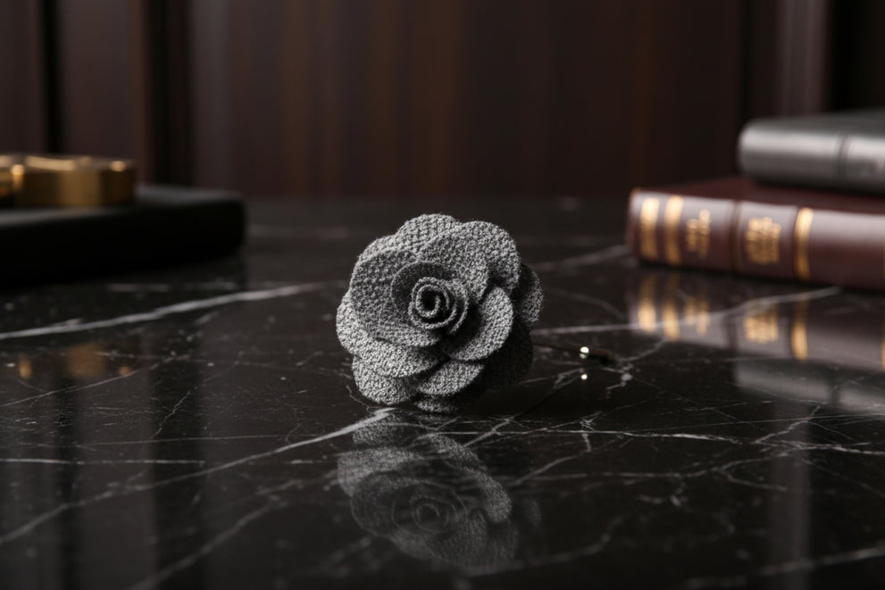 Luxury Flower Lapel Pin