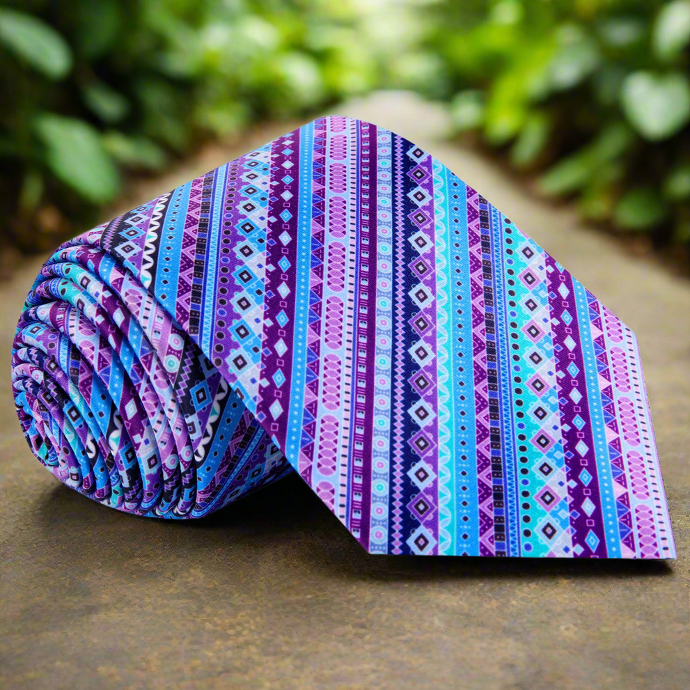 Indigo Illusion Necktie