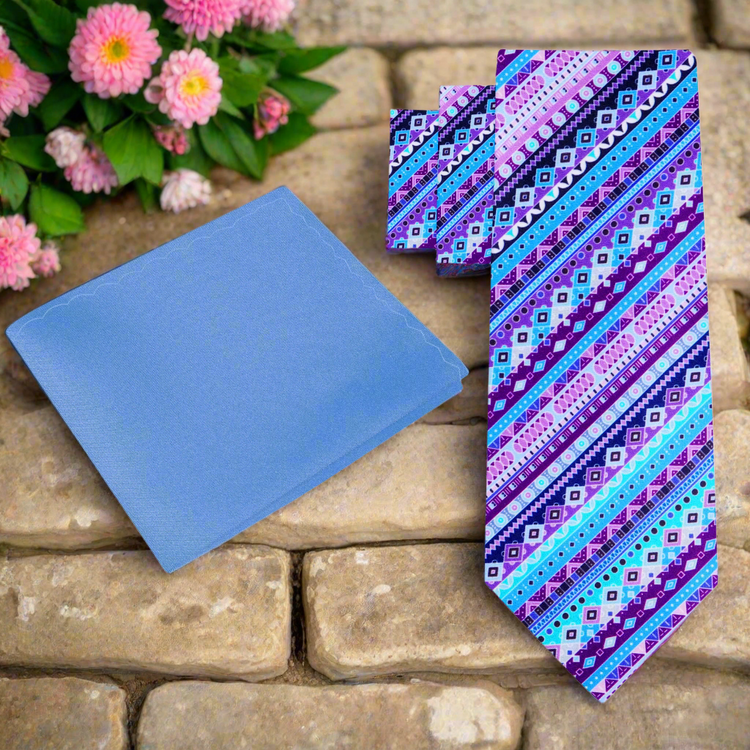 Indigo Illusion Necktie