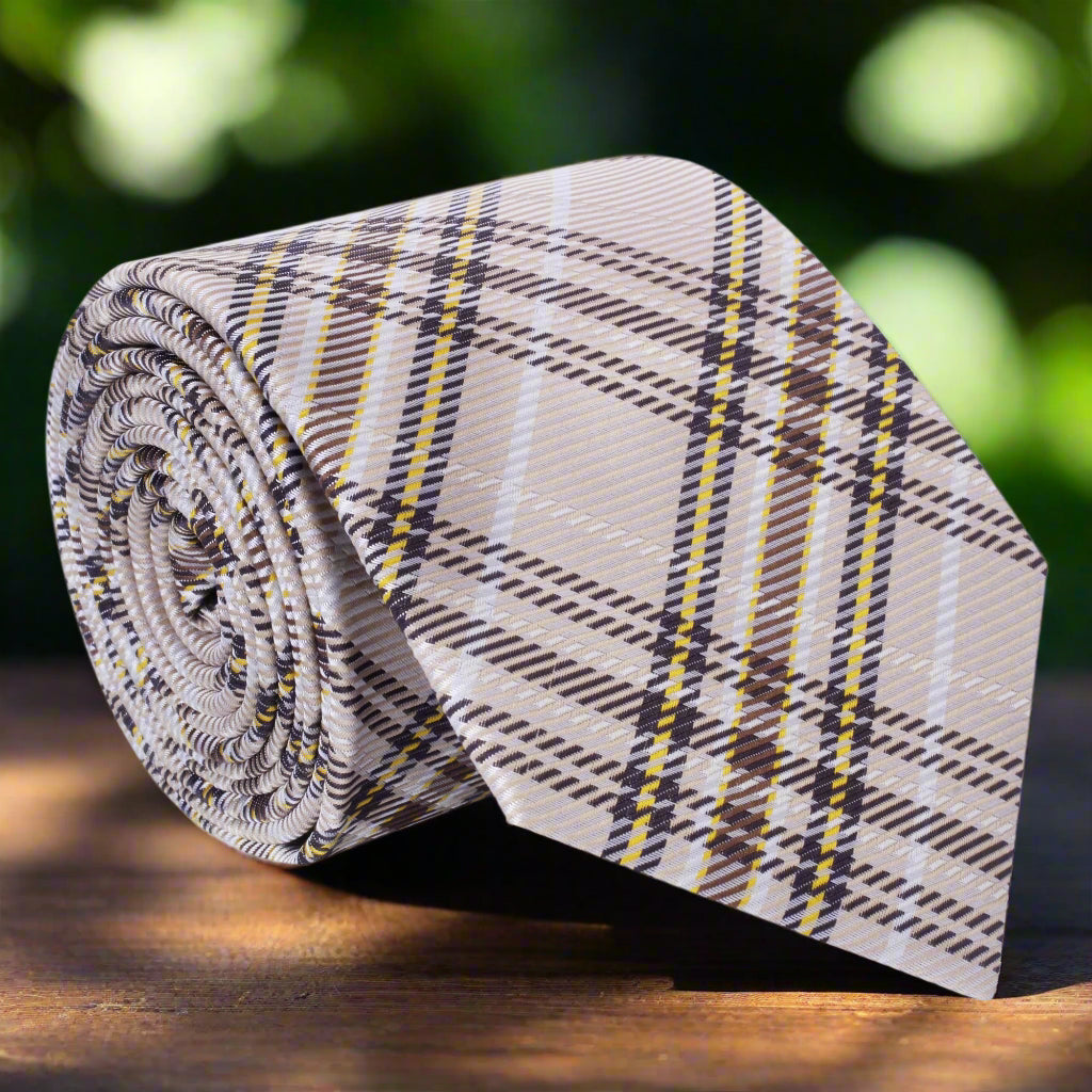 All Class Plaid Necktie