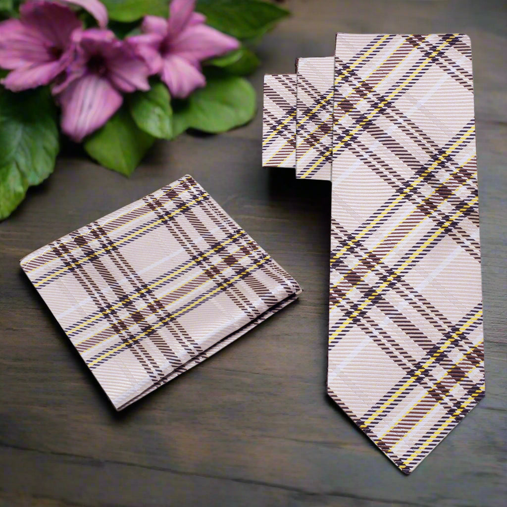All Class Plaid Necktie
