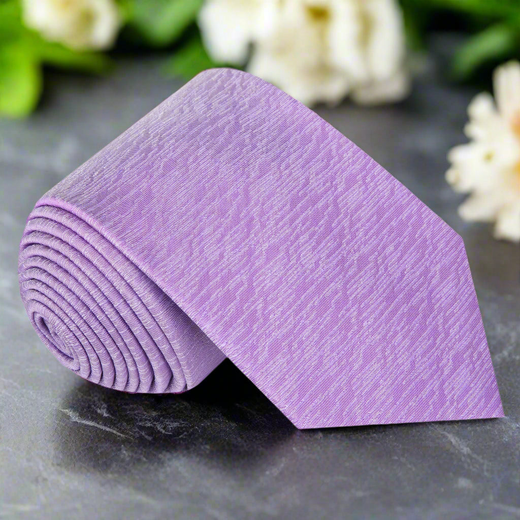 Purple Perfection Abstract Necktie