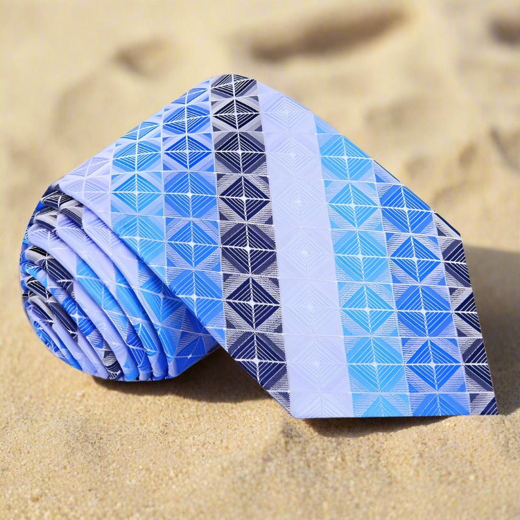 Impact Stripe Tie and Pocket Square